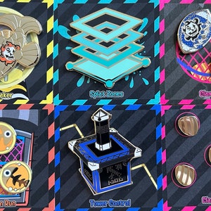 Splatoon RANKED Enamel Pins Badges - Etsy