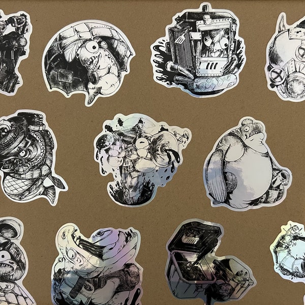 Splatoon Salmon Run Stickers - Etsy