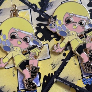 AGENT 4, PIN/KEYCHAIN - Mini Zapfish Splatoon 2 - Etsy