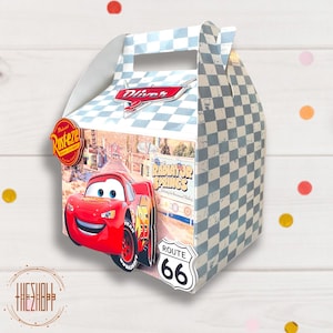 Cars Favor Boxes | Cars Party Favors | Cars Birthday Boy | Cars Party ...