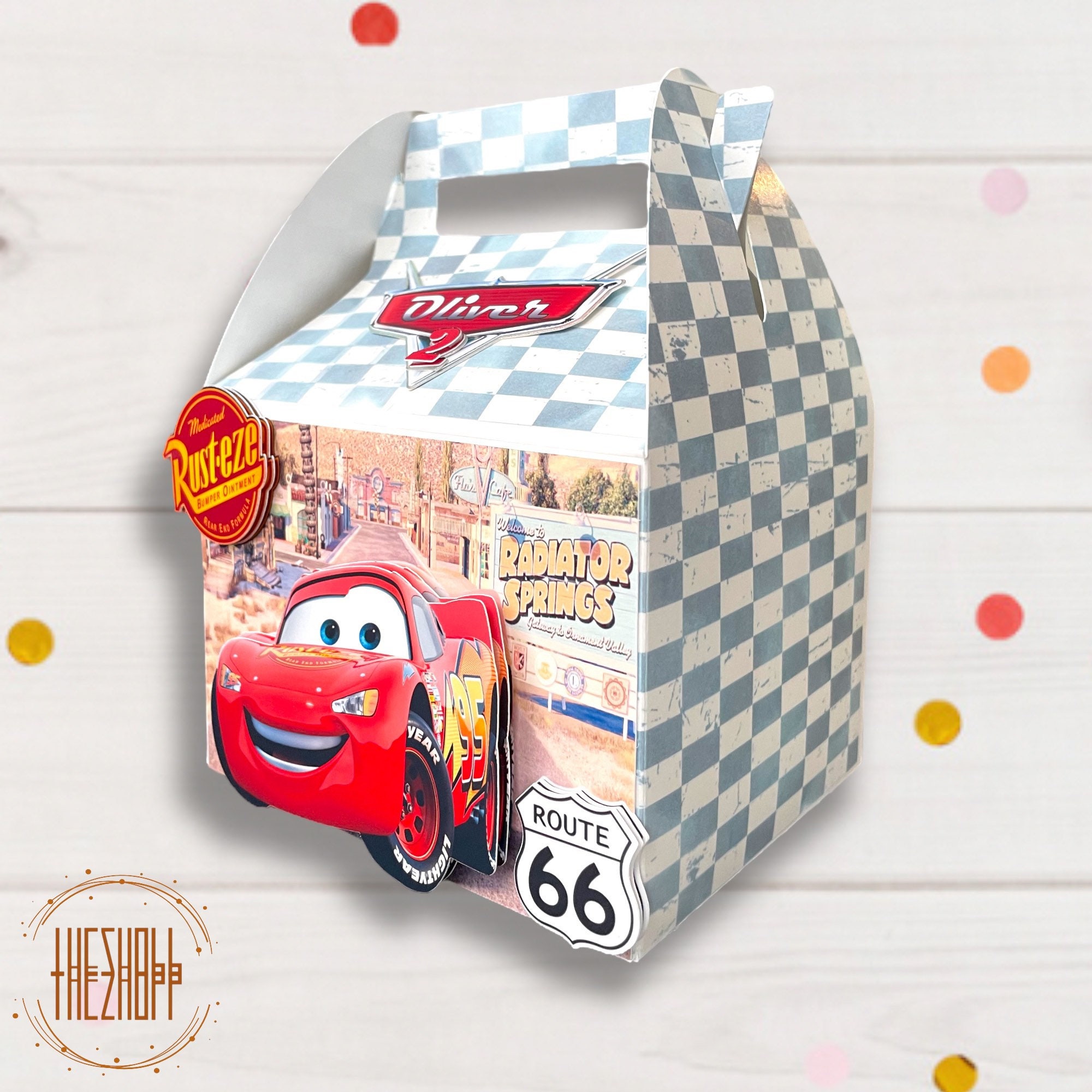 Cars Favor Boxes Cars Party Favors Cars Birthday Boy - Etsy