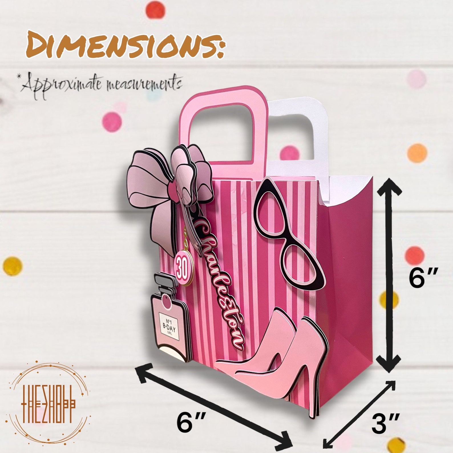 Shades of Pink Boxes Shades of Pink Party Favors Pink Birthday Pink ...