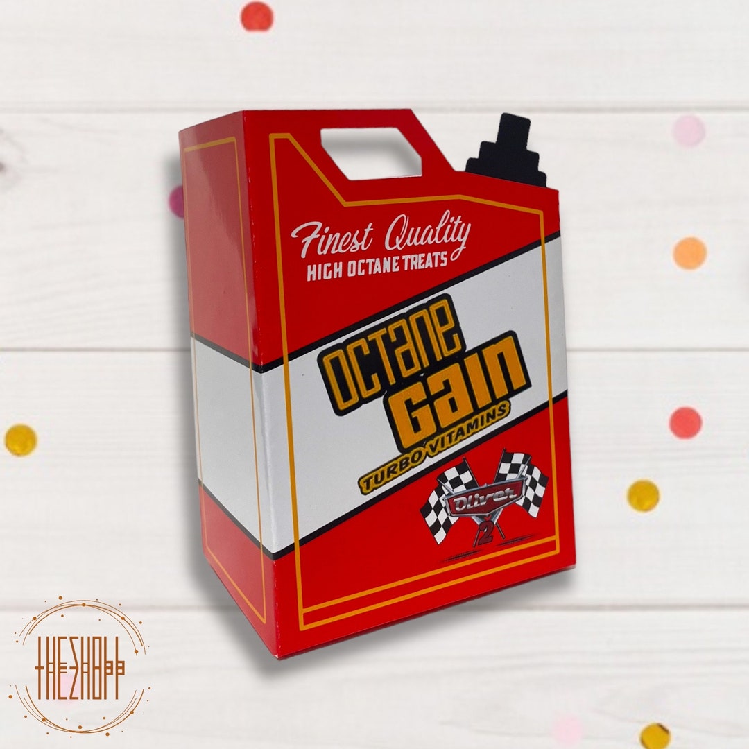 Cars Popcorn Box Fuel | Cars Party Favors | Cars Birthday Boy | Cars ...