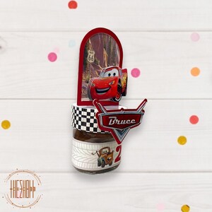 Cars Mini Nutella | Cars Party Favors | Cars Birthday Girl | Cars Party ...