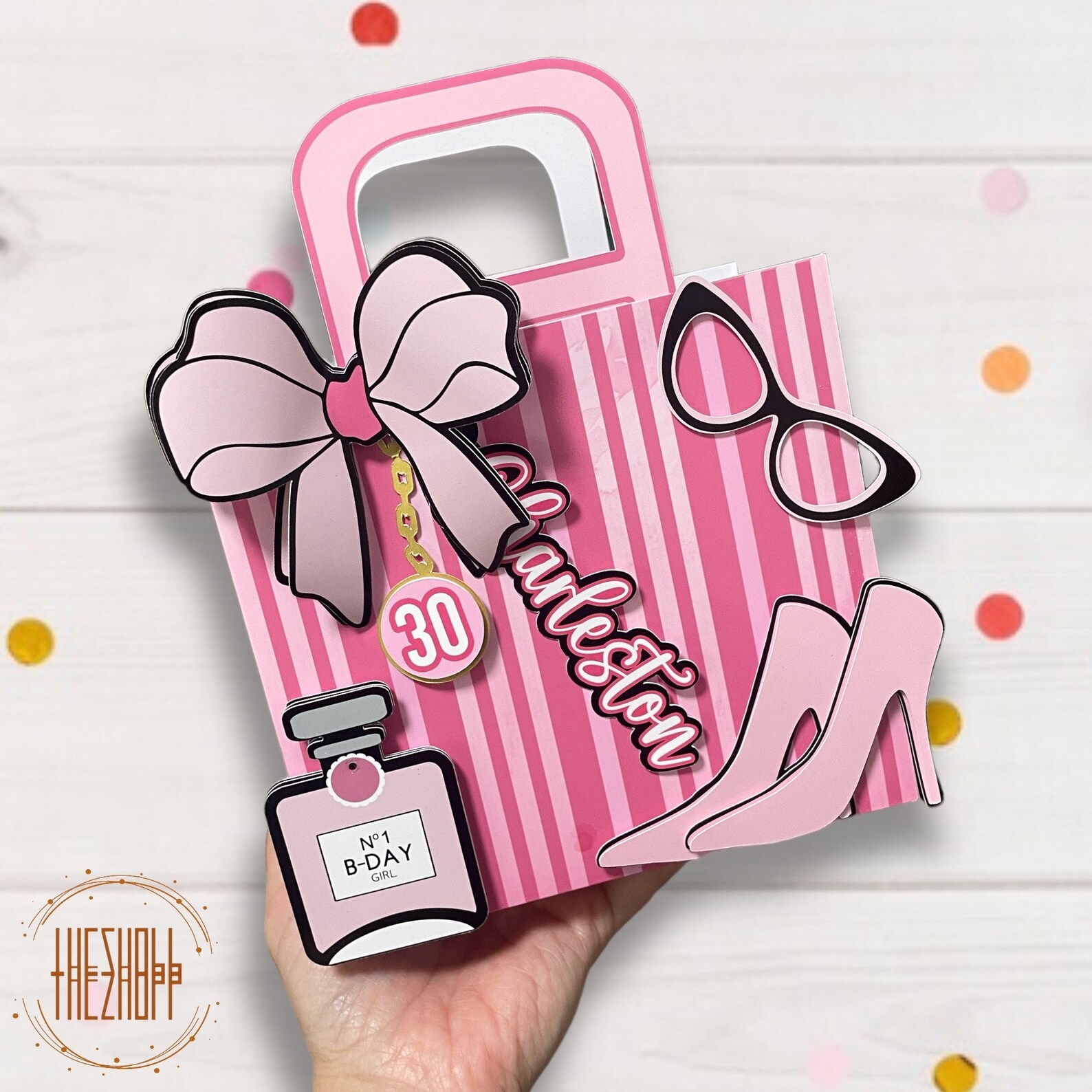 Shades of Pink Boxes Shades of Pink Party Favors Pink Birthday Pink ...