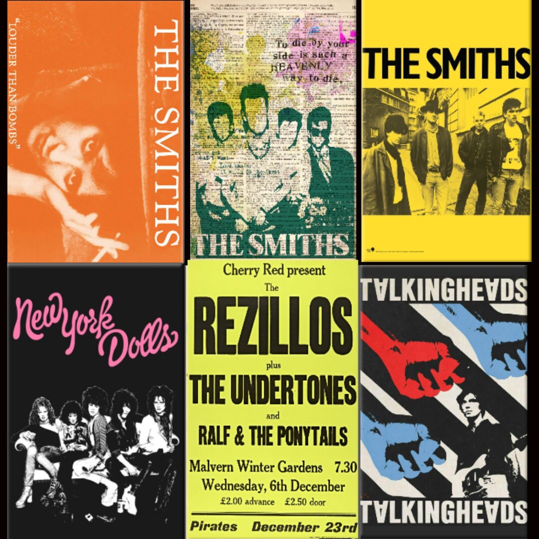 BAND POSTERS SET 2 the Smiths New York Dolls Rezillos the - Etsy
