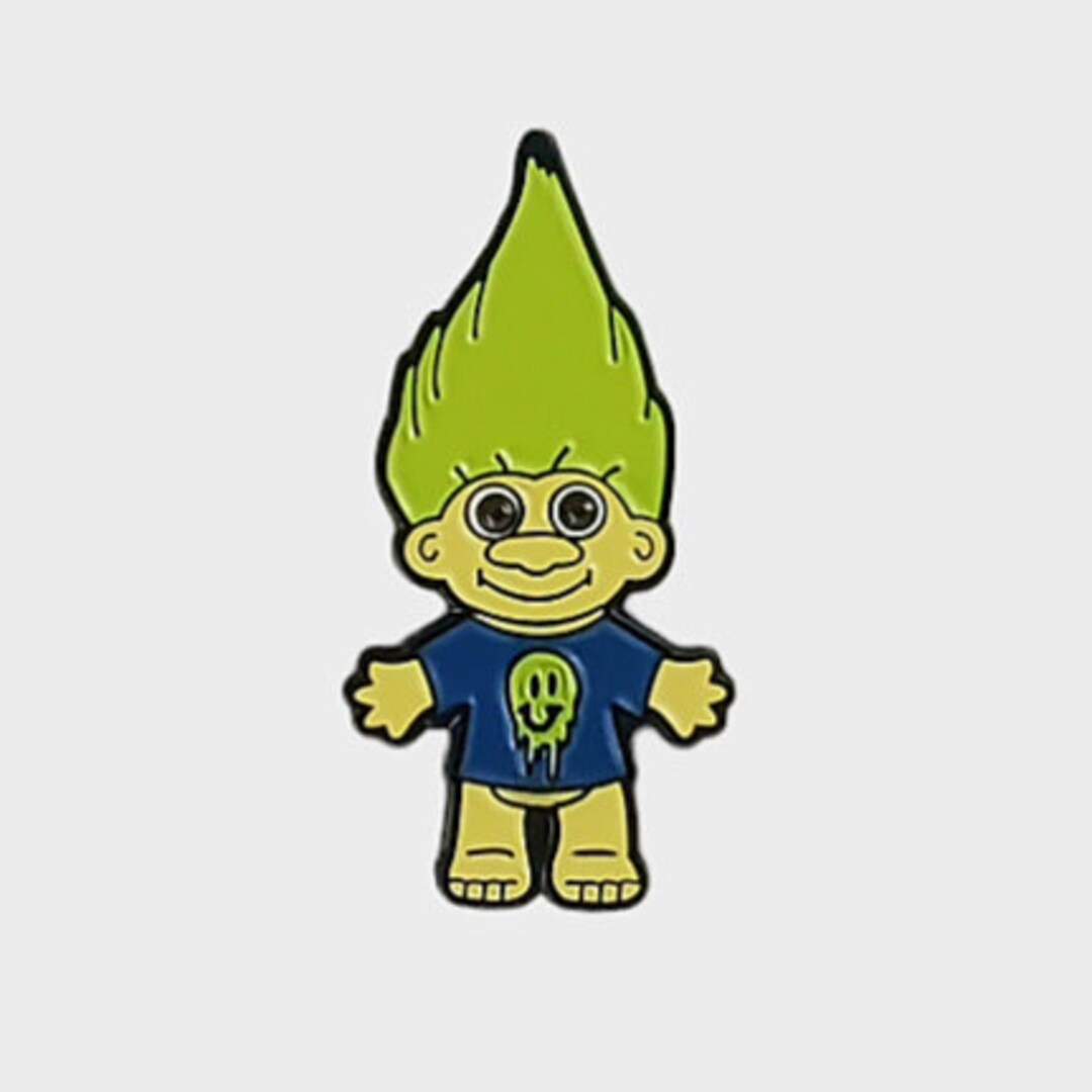 TROLL DOLL, Enamel Pin, Vintage Trolls, Nostalgia, 60s, 70s, 80s, 90s ...