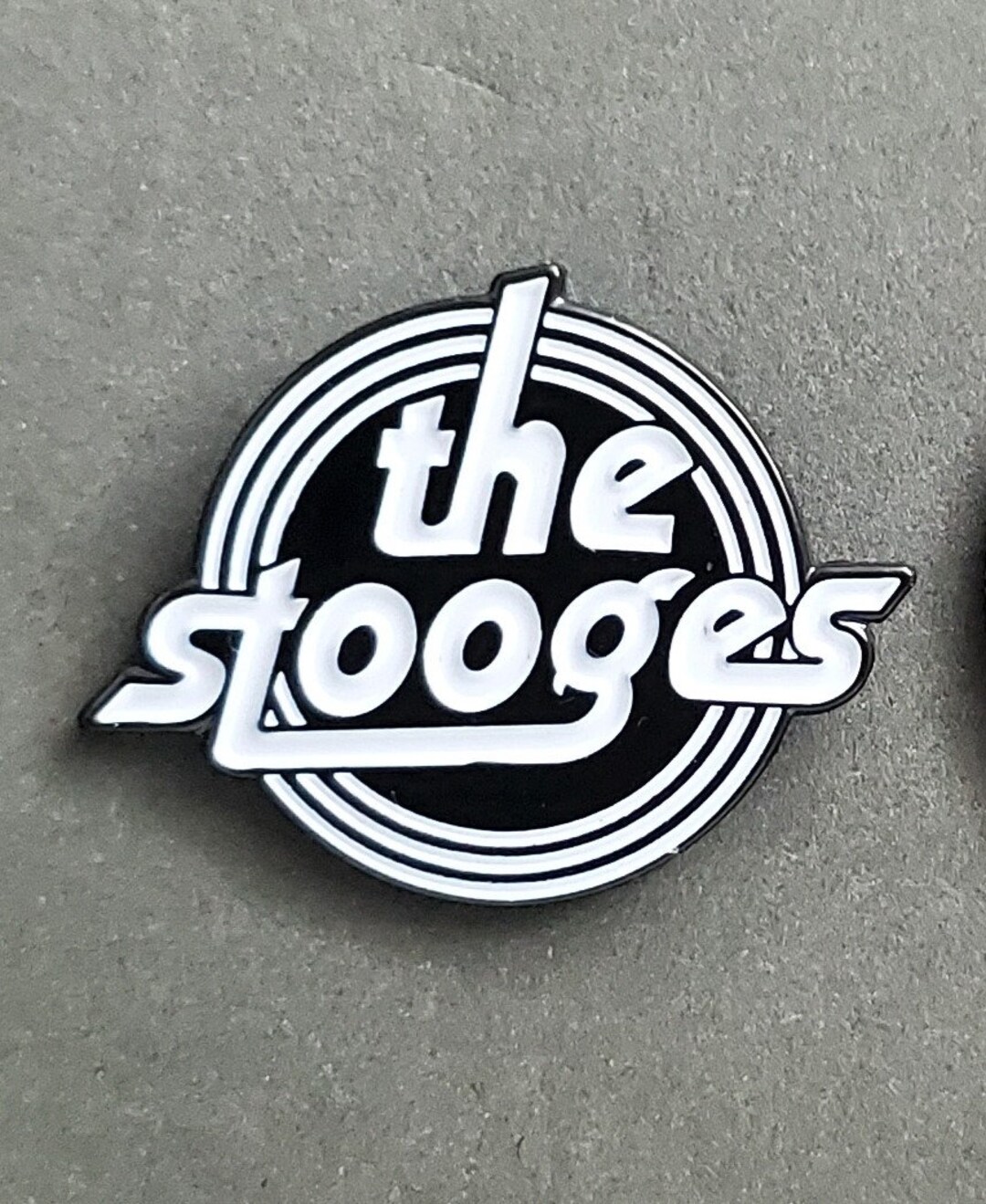 THE STOGES, Enamel Pin, Iggy Pop, the Ramones, Sex Pistols, the Clash ...
