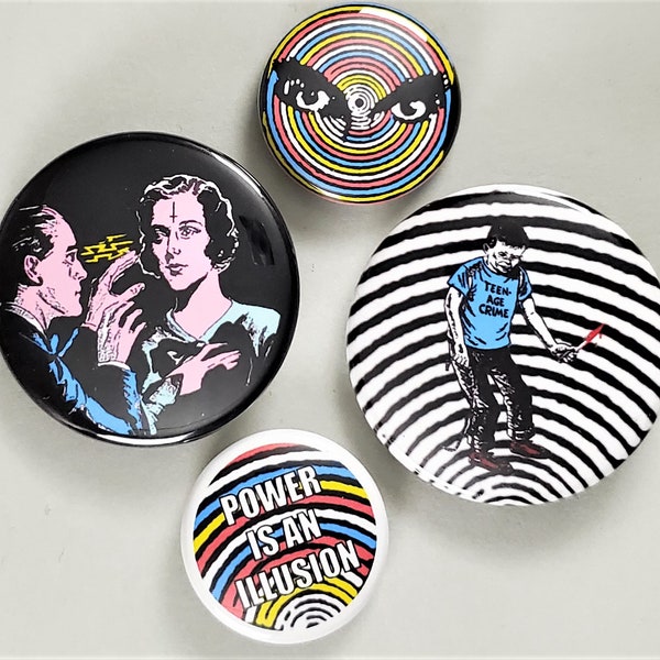 Swirly Buttons - Etsy