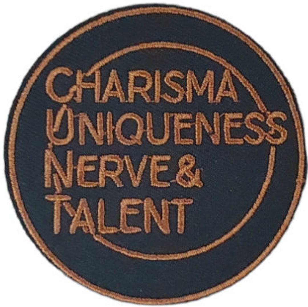 Charisma Uniqueness Nerve and Talent Embroidered Patch, LGBTQ, Pride ...