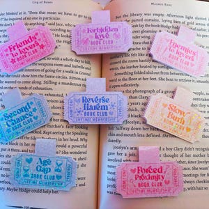 Book Trope Magnetic Bookmarks | Handmade | Book Lover Gift | Bookish ...