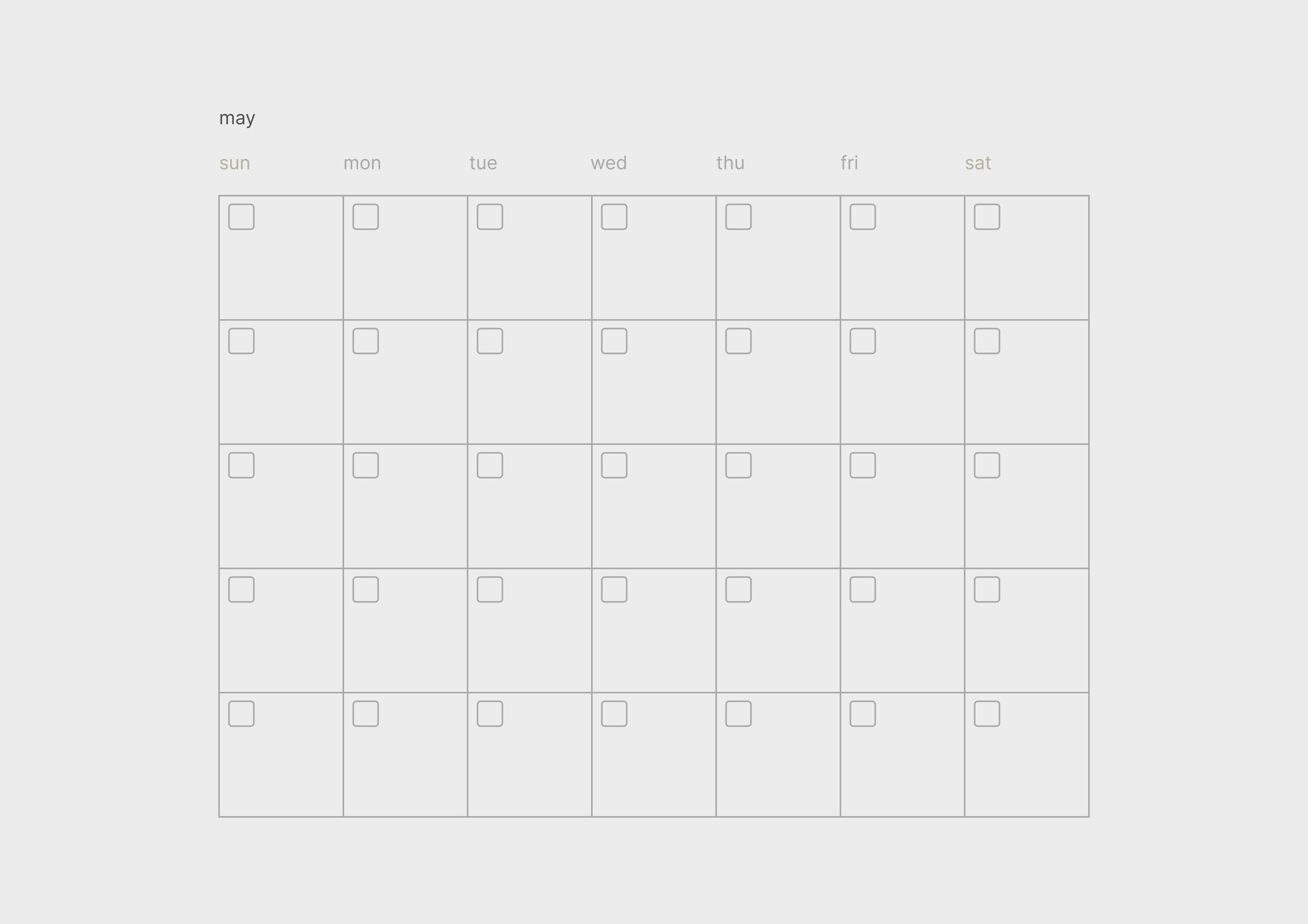 Undated Minimalist Calendar Bundle | 12-month Planner | Neutral Color ...