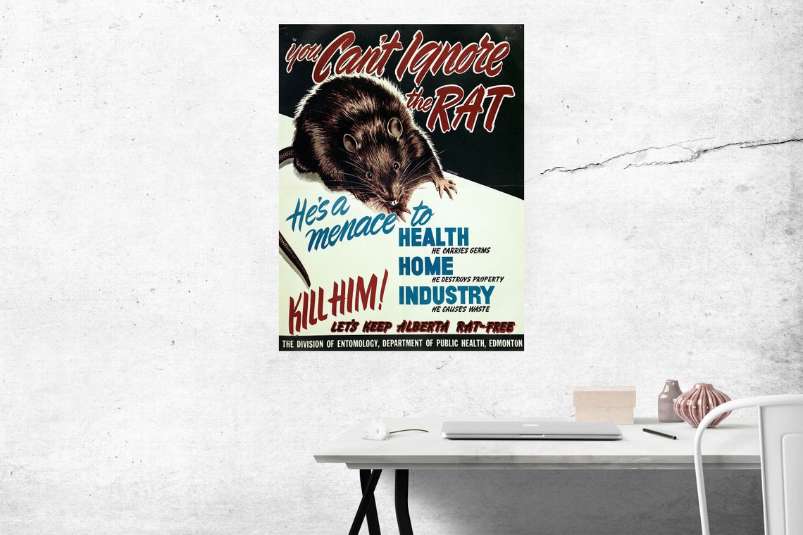 Alberta the Rat Free Province Alberta Print Rat Free You - Etsy Canada