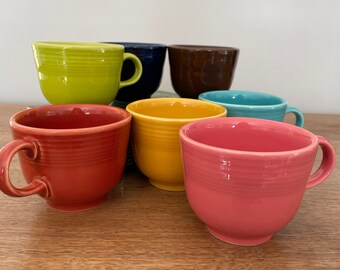 Fiestaware Coffee Cups - Etsy