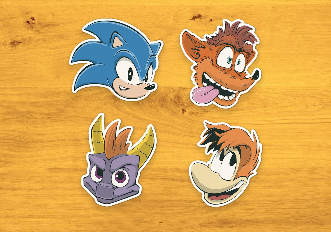 Gaming Mascots Sticker Pack series 2 - Etsy