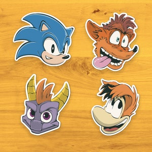 Gaming Mascots Sticker Pack series 2 - Etsy