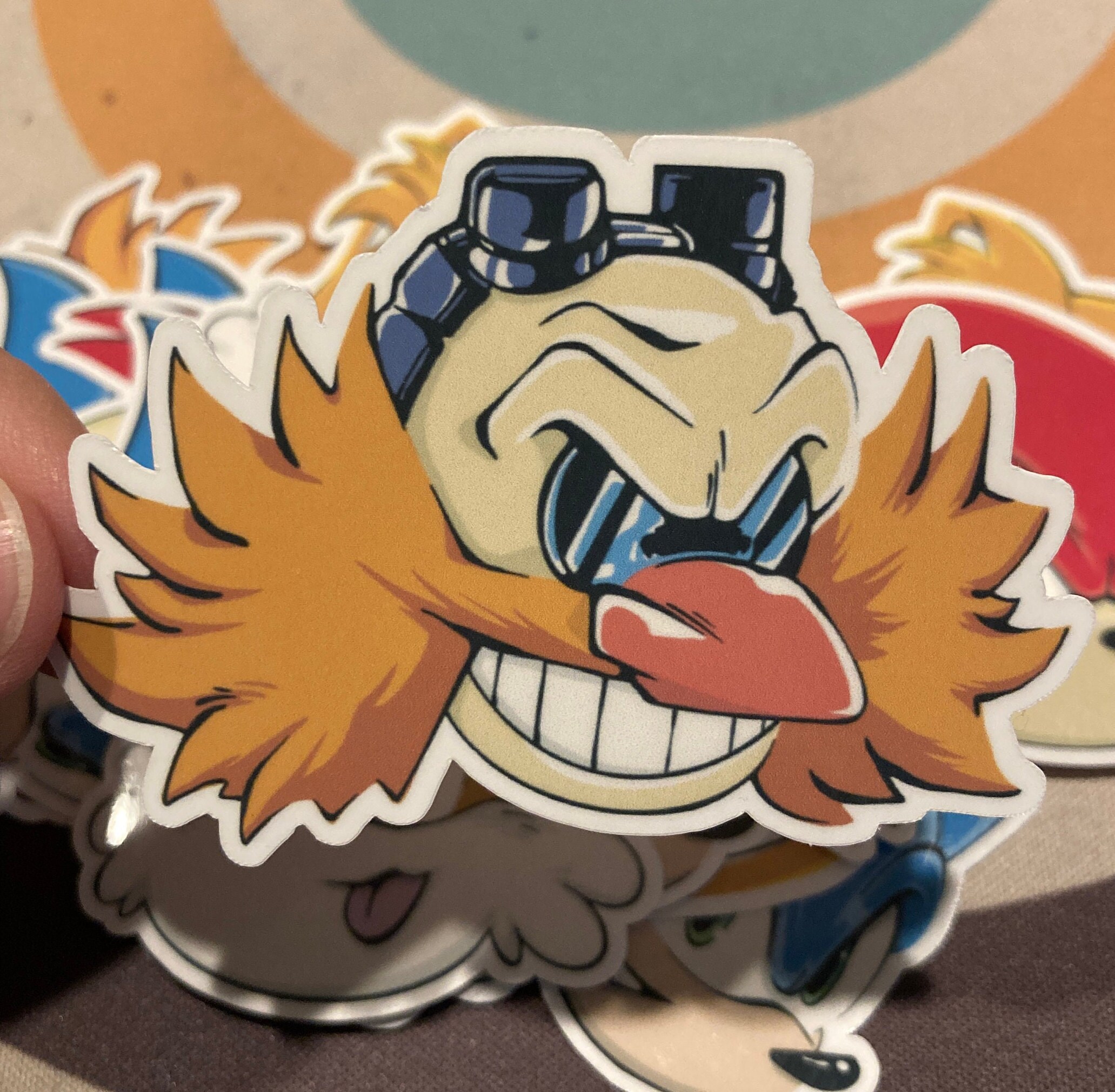 Blue Blur Sticker Pack - Etsy