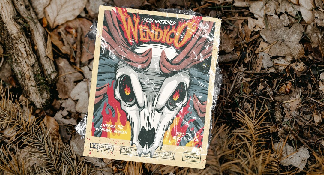 Wendigo Art Cryptid Print 8" X 10" - Etsy