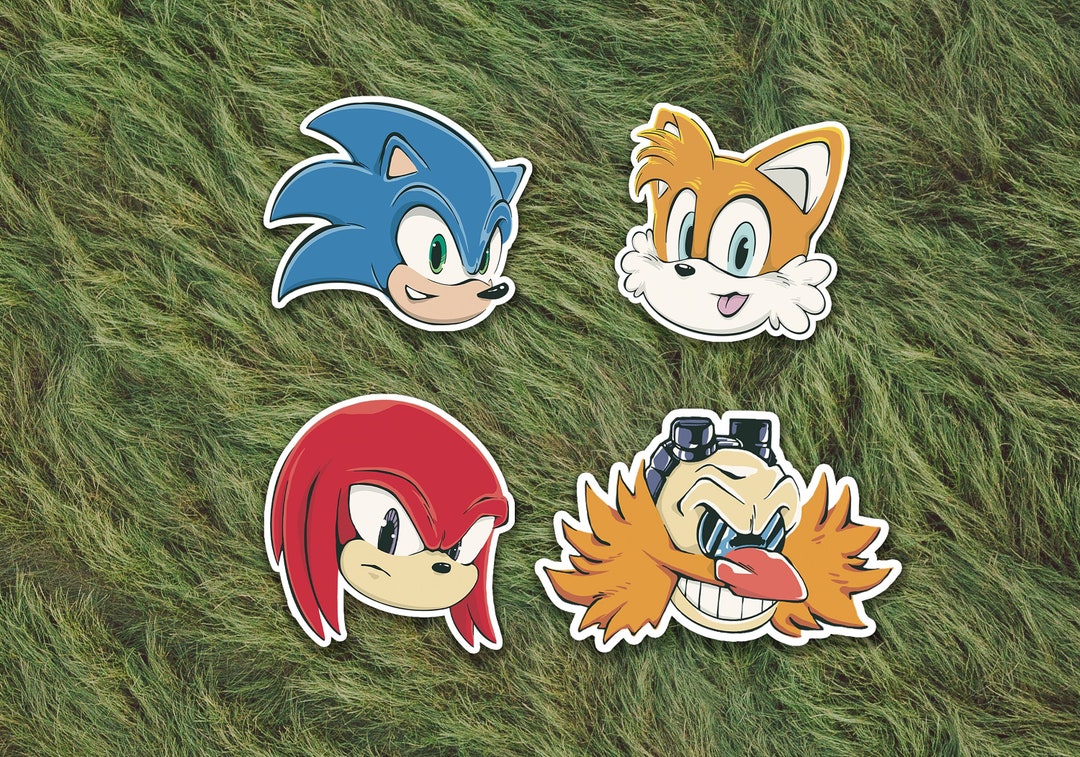 Blue Blur Sticker Pack - Etsy