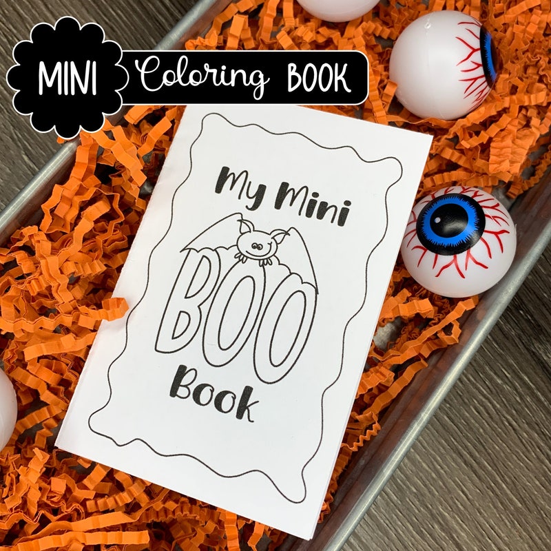 Mini Coloring Book - Etsy