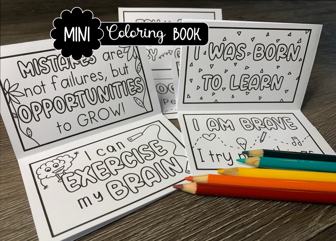 Kids Inspirational Quotes | Growth Mindset | Inspirational Coloring ...