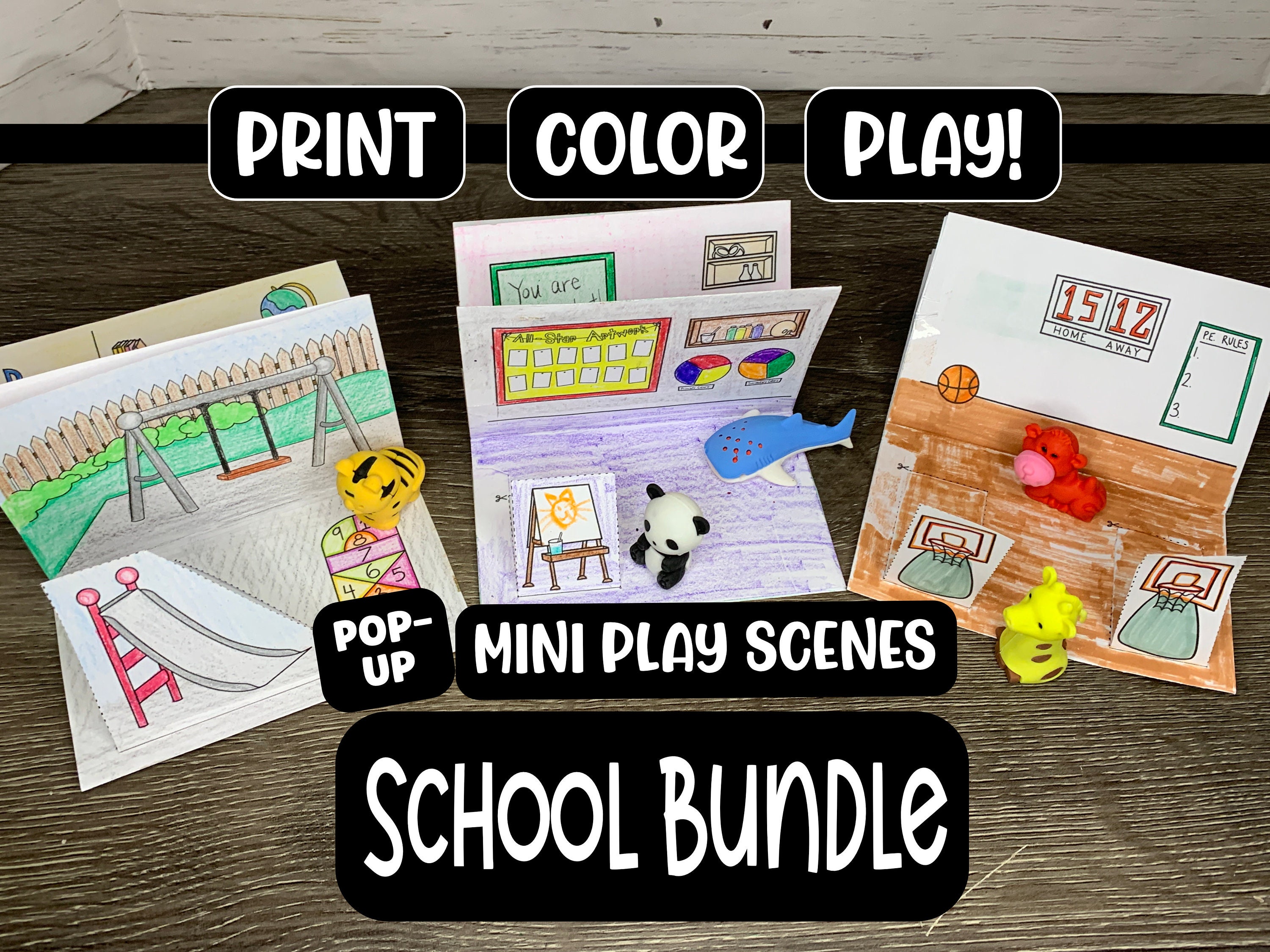 Miniature Printable | Printable Dollhouse | Paper Dollhouse | Printable ...