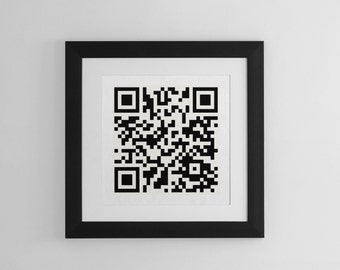 Rick Roll Qr Code | Etsy