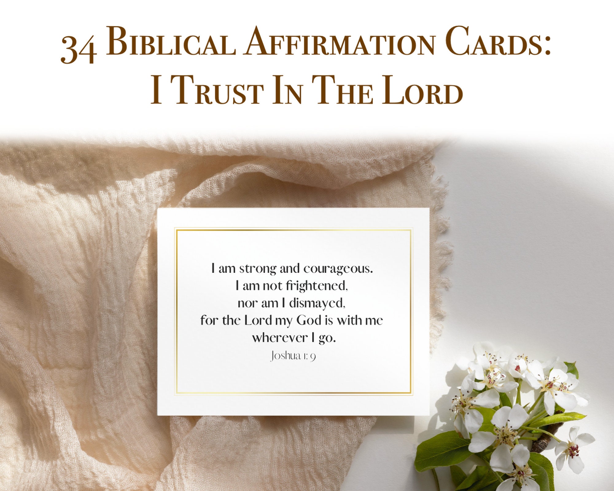 34 Biblical Affirmation Cards | Bible Verse Memory Cards | Scripture ...