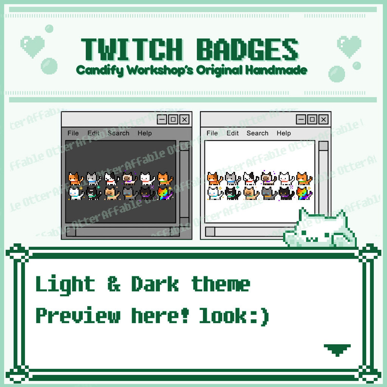 Limited Sale 30pcs Pixel Art 3 Sizes Subscription Badges for Twitch ...
