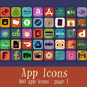 Hocus Pocus Themed App Icons 160 Icon Aesthetic Pack iPhone or Android ...
