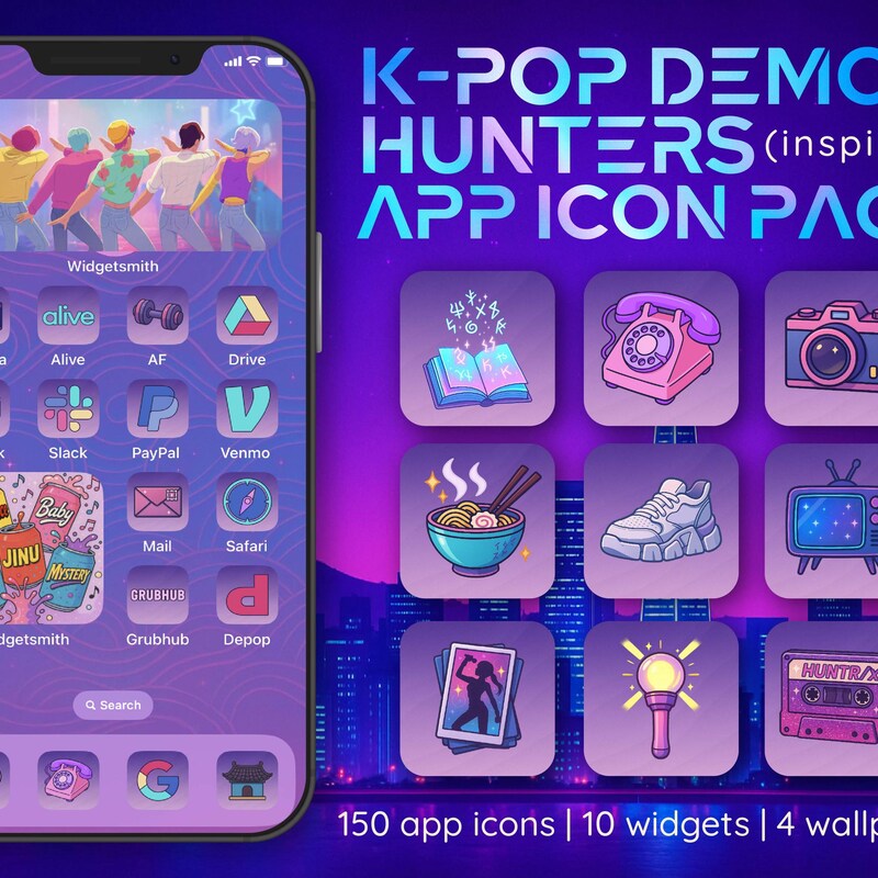 K Pop Demon Hunters Icons - Etsy