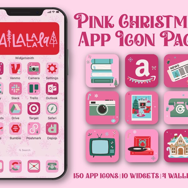 Pink App Icons - Etsy