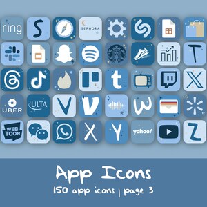 1989 TV App Icons | 150 Icon Aesthetic Pack | iPhone or Android ...