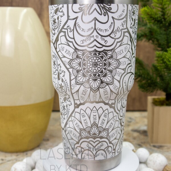 Cuss Word Mandala Svg - Etsy