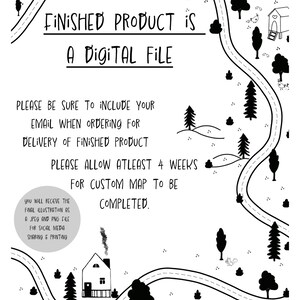 Our Roots & Routes Custom Illustration Digital Map of Milestones and ...