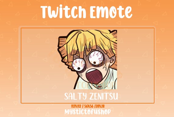 Twitch emotes / Zenitsu / Demon Slayer / Kimetsu no yaiba | Etsy México