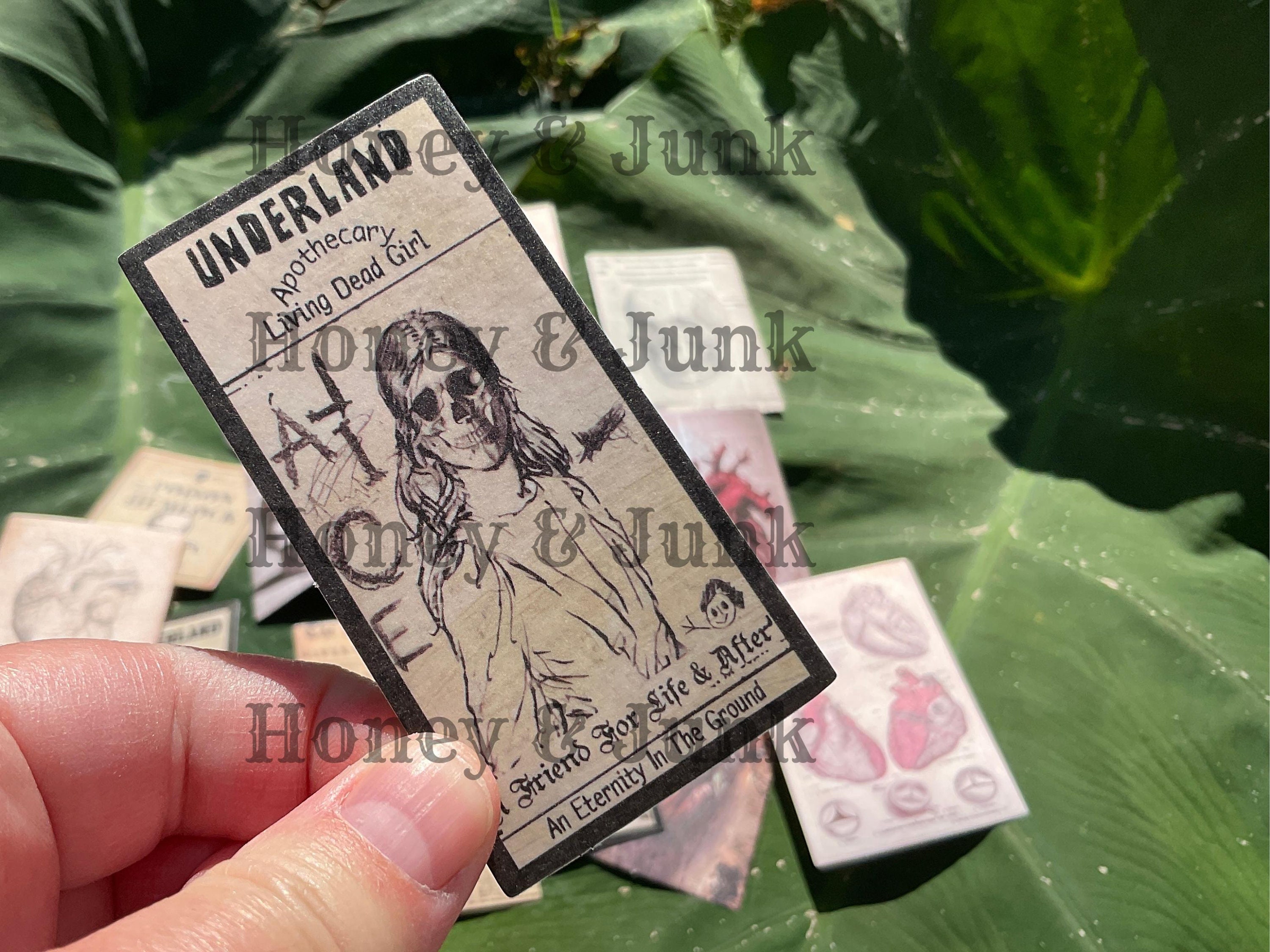 15 Pc Vintage Gothic Apothecary Labels -ephemera Magical Halloween ...