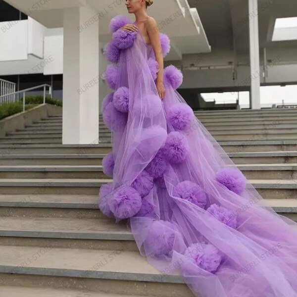 Purple Tulle Dress - Etsy