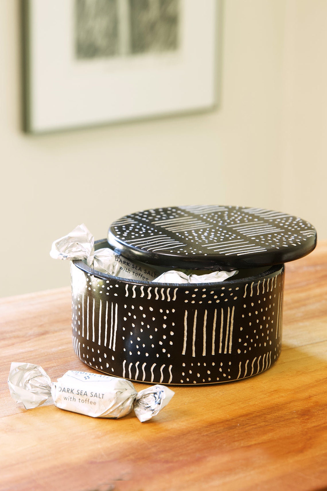 Spindle Mudcloth Soapstone Desktop Boxes - Etsy