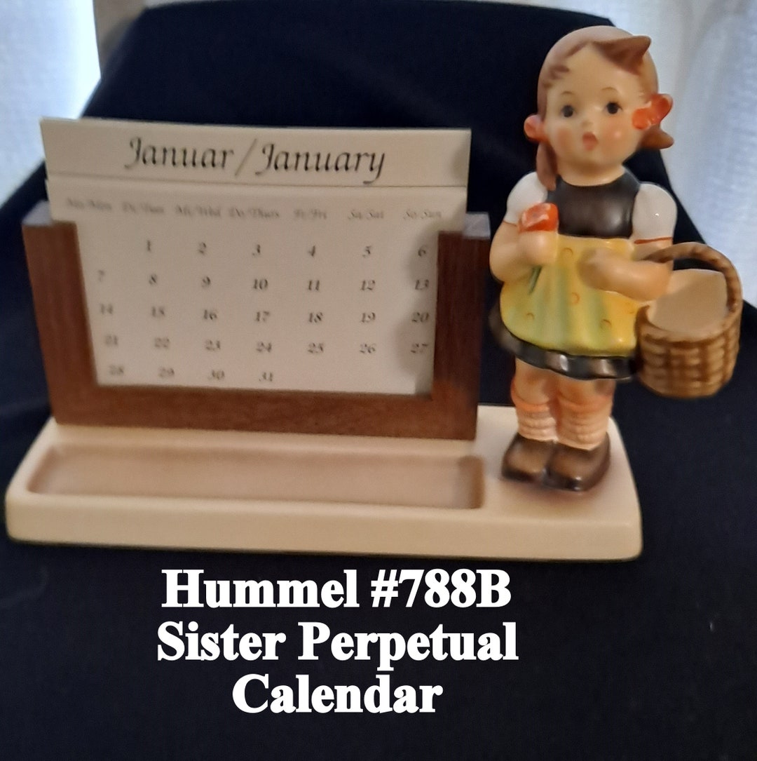 Hummel #788/B Sister Perpetual Calendar TMK 7 - Etsy
