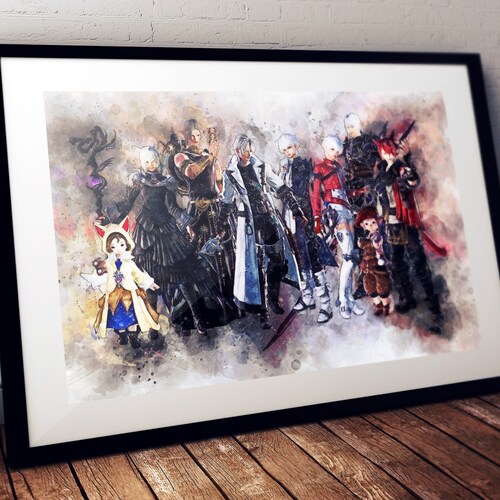 Meteion FFXIV Watercolour Art Final Fantasy XIV Endwalker - Etsy