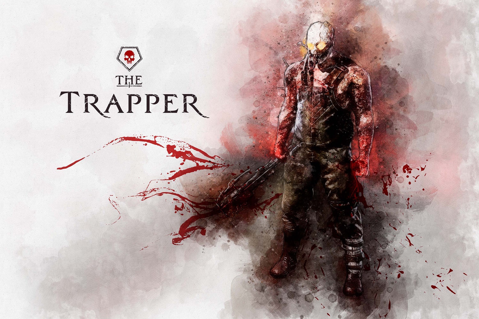 Evan Macmillan the Trapper DBD Watercolour Art - Etsy