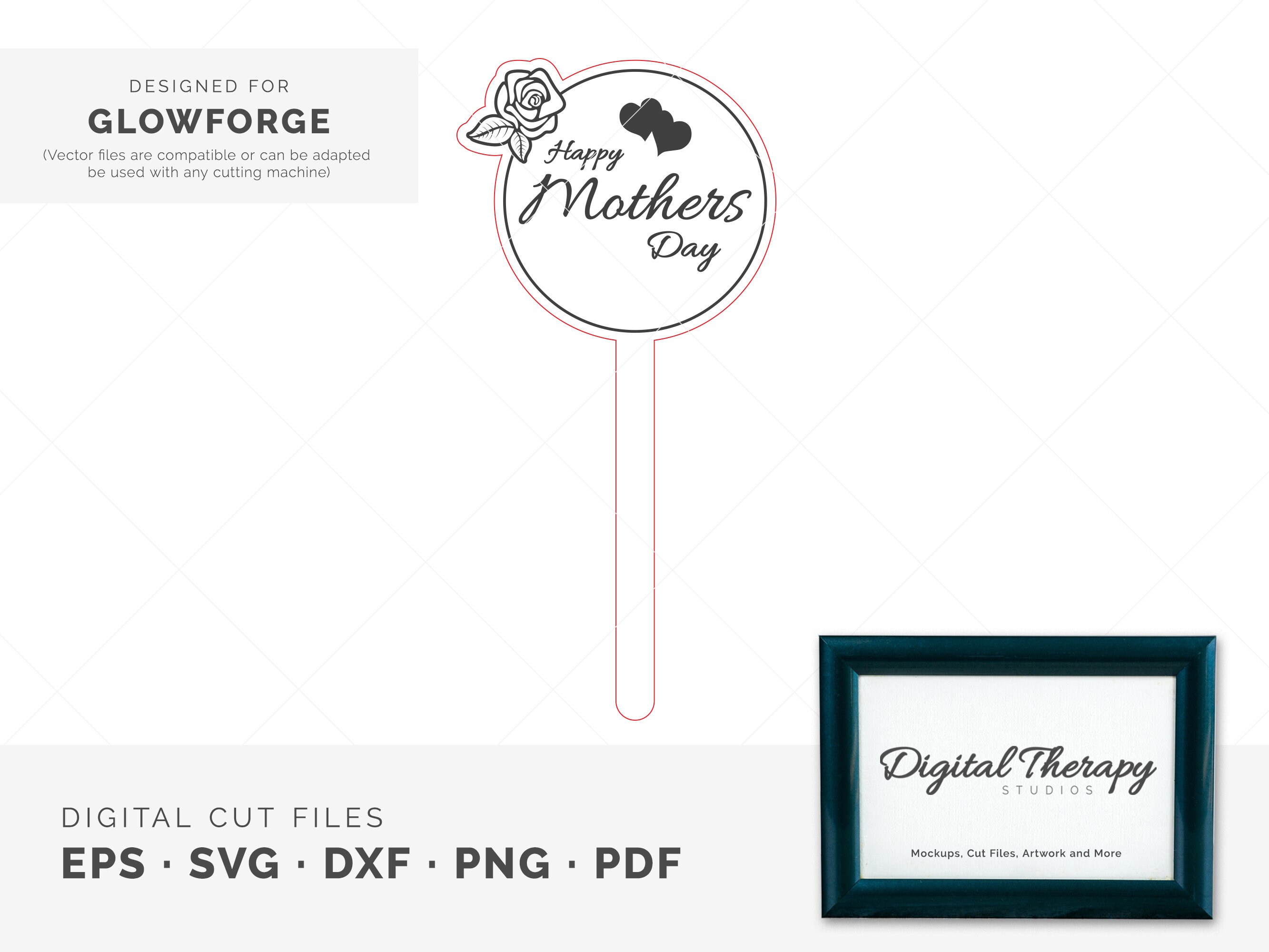 Mothers Day Marker Glowforge Cut File Cricut Joy Cnc - Etsy