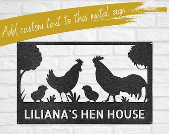 Hen House Sign - Etsy