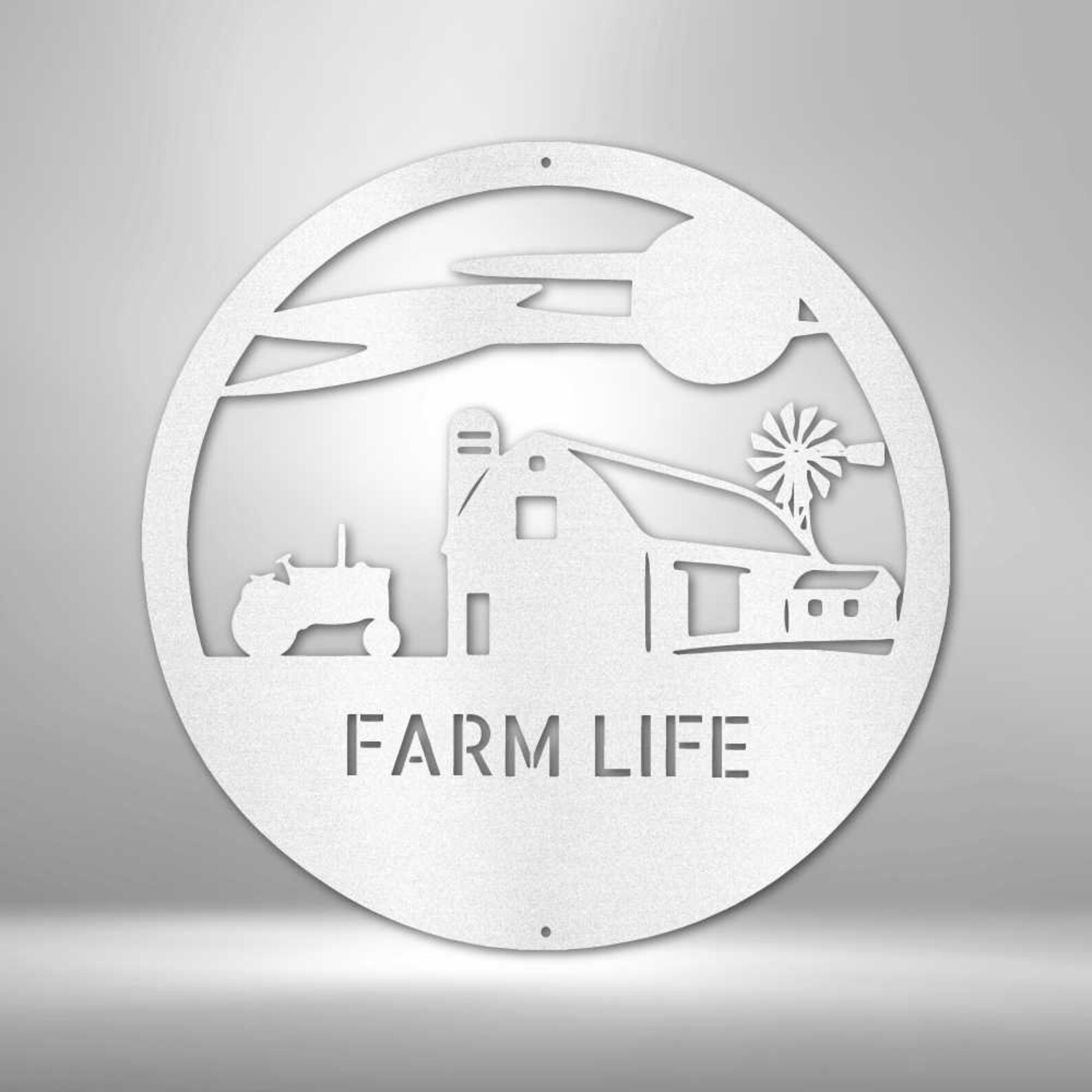 Classic Farm Sign Custom Farm Sign Laser Cut Metal Sign - Etsy