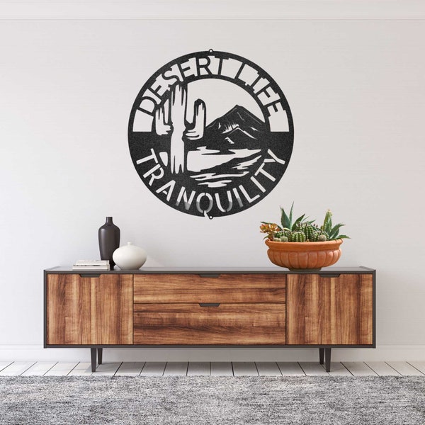 Metal Desert Wall Art - Etsy