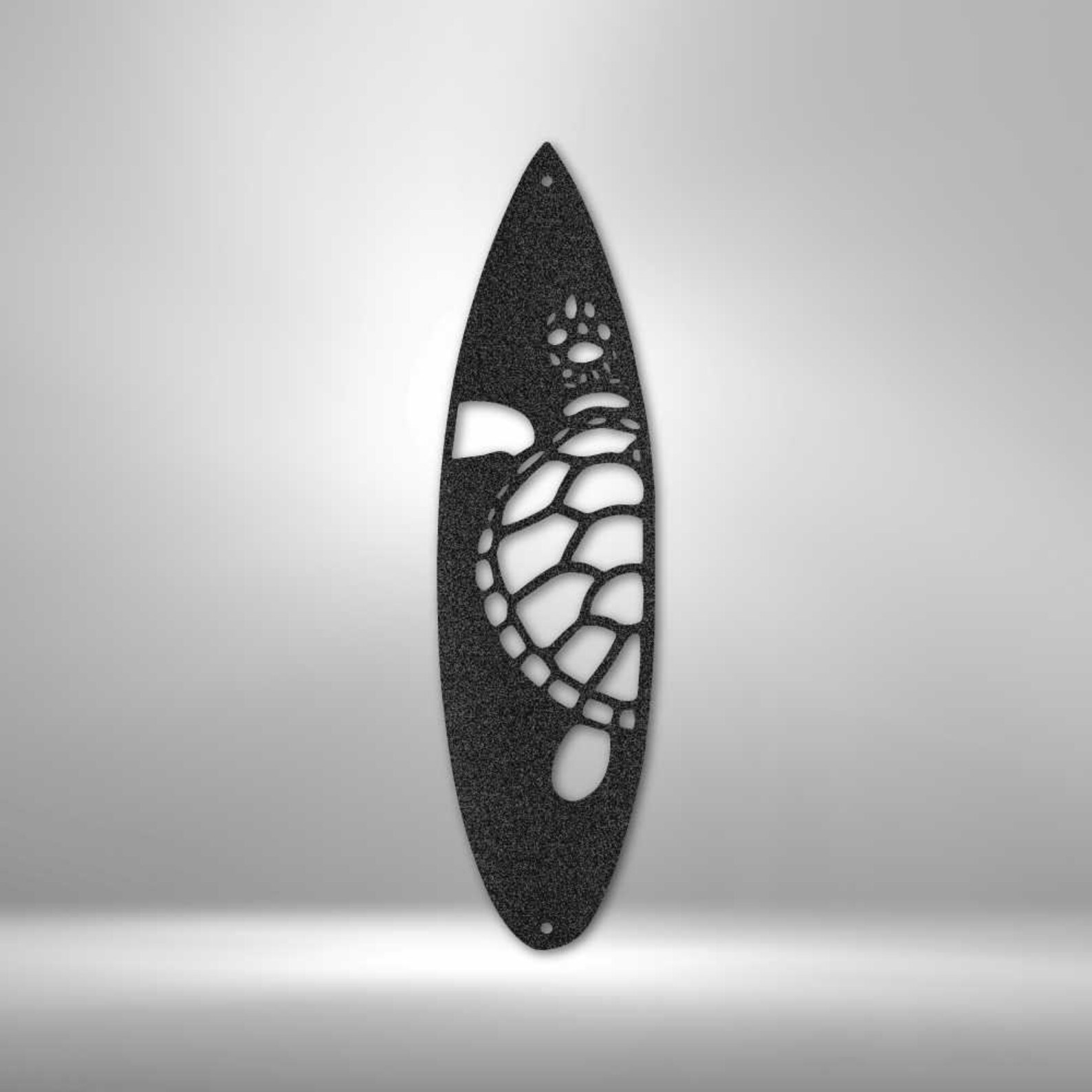 Surfboard Sea Turtle Metal Sign – Custom Coastal Wall Decor Gift for ...