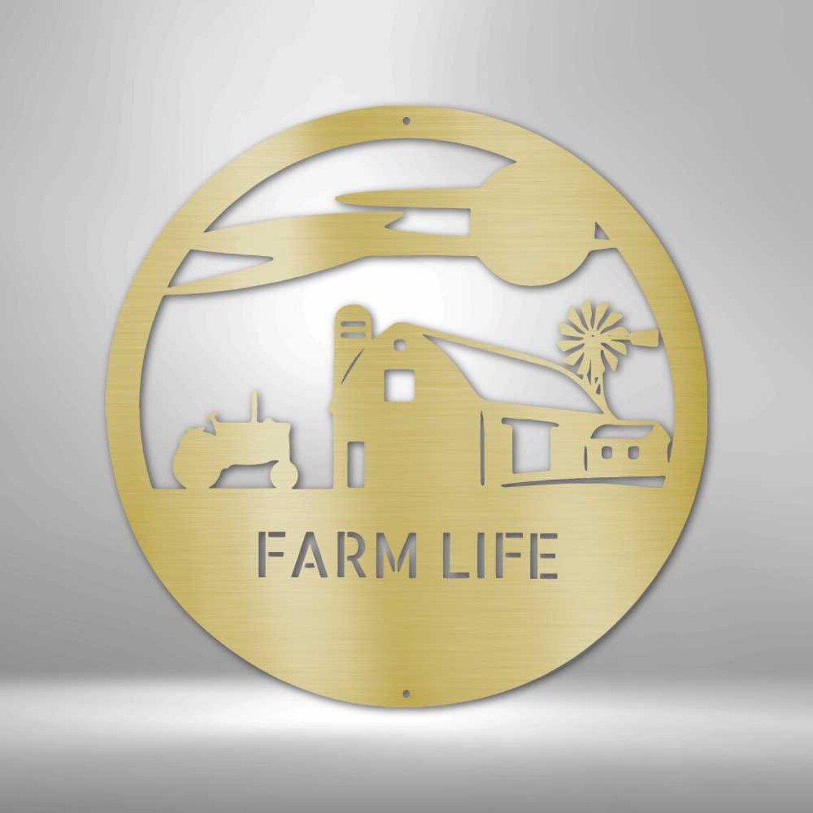 Classic Farm Sign Custom Farm Sign Laser Cut Metal Sign - Etsy