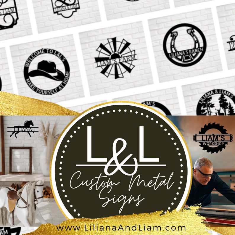 Classic Farm Sign Custom Farm Sign Laser Cut Metal Sign - Etsy