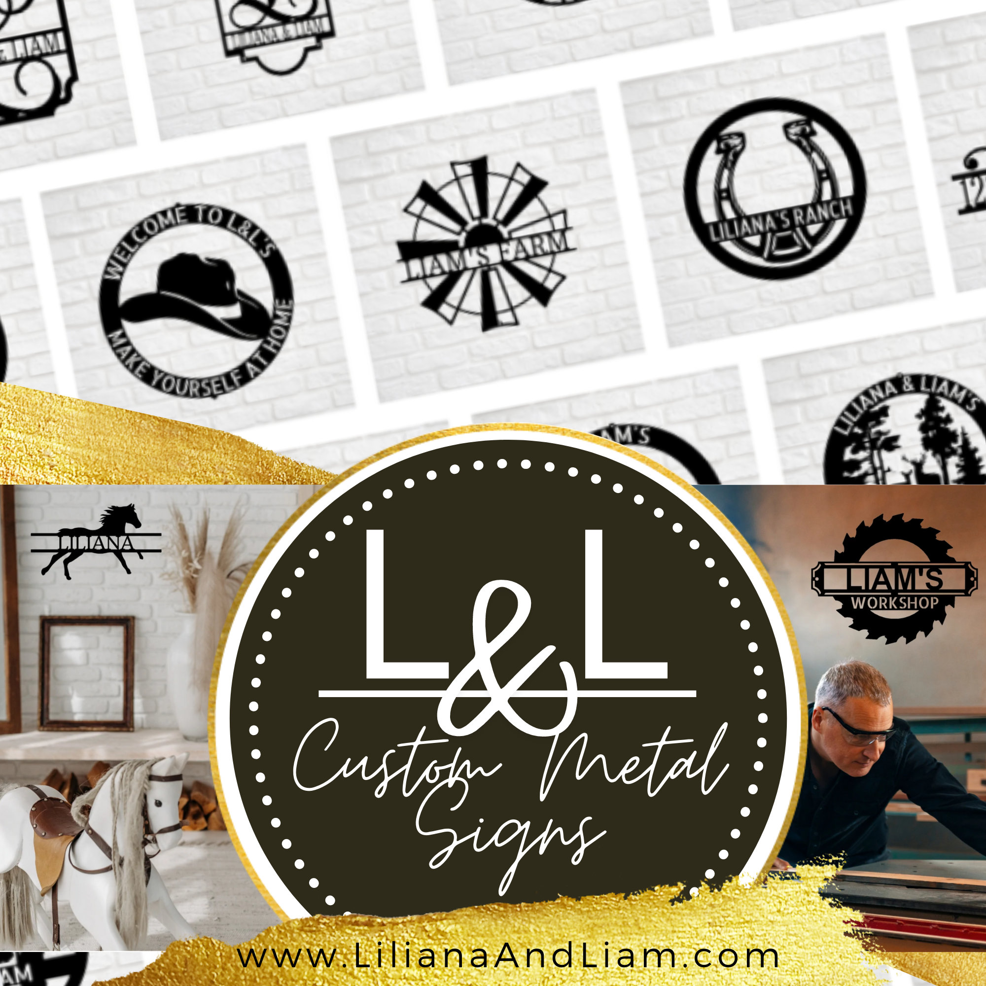 Classic Farm Sign Custom Farm Sign Laser Cut Metal Sign - Etsy